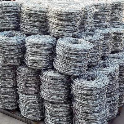 China 12x12 Barb Wire Fence Roll Galvanized For Protecting Your Garden Or Yard for sale