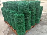 China 16 Gauge Pvc Coated Barbed Wire For Military Defence for sale