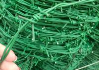 China 16 Gauge Pvc Coated Barbed Wire For Military Defence for sale