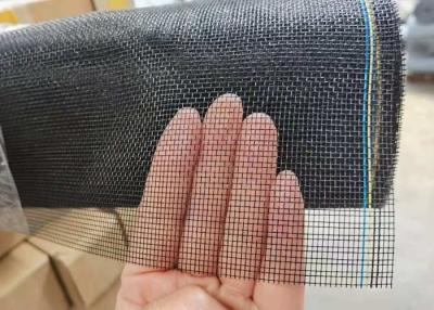 China Grey Black 17x14 Woven Fiberglass Insect Screen Mesh 0.25-0.28mm Dia for sale