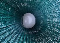 China 1 Inch By 2 Inch Welded Steel Wire Mesh Fence 2.8m width PVC Coated  Home Using for sale