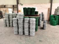 China Bulk Packing Galvanised Single Strand  Barbed Fencing Wire 12x12 for sale