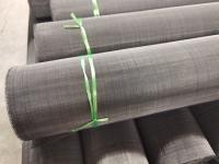 China Dutch Weave 12X64 Mesh To 40X200 Mesh Black Wire Cloth High Strength for sale