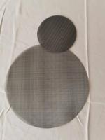 China 12x64 Mesh 30x150 Mesh Black Wire Cloth Discs For Filter / Motor for sale