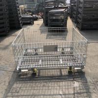 China Q195 Stainless Steel Large Wire Mesh Storage Containers Antirust Metal Mesh Storage Boxes for sale