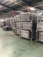 China Medium Duty 50X50mm Industrial Wire Mesh Containers Bins Corrosion Protection for sale