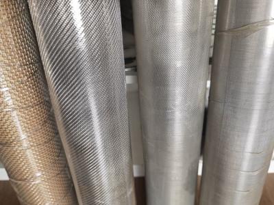 China 50x250 Mesh Dutch Weaving Stainless Steel Woven Wire Mesh Alkali Resisting for sale