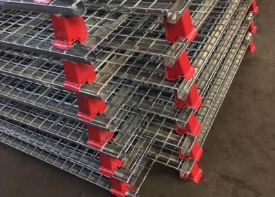 China Heavy Duty 4.0-6.0mm Steel Wire Mesh Storage Containers foldable High Capacity for sale