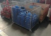 China Heavy Duty 4.0-6.0mm Steel Wire Mesh Storage Containers foldable High Capacity for sale
