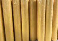 China Yellow 5x5mm 110 Gram Woven Fiber Wire Mesh 0.914m Width for sale