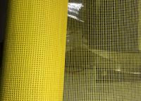 China Yellow 5x5mm 110 Gram Woven Fiber Wire Mesh 0.914m Width for sale