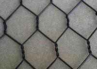 China 13mm Opening 1.2mm Black Pvc Coated Hexagonal Wire Mesh Chicken Screen Wire for sale