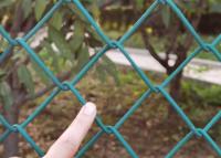 China Dia 2.8mm Diamond Mesh Wire Fence 15m Length Cyclone Chain Wire Fencing for sale