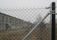 China Outdoor Crocheting Metal Chain Link Security Fence 3.0mm Diameter 1.5m Height for sale