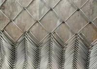 China Silver 2.0mm Chain Link Wire Mesh 1.8m 6 foot chain link fencing for sale