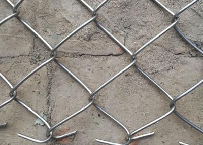 China Outdoor Crocheting Metal Chain Link Security Fence 3.0mm Diameter 1.5m Height for sale