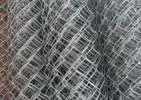 China Electro Galvanized 5 Foot Garden Chain Link Fence Mesh 2.8mm Dia for sale