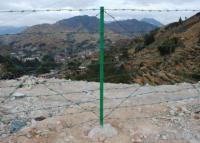 China 2.5-3.0mm Pvc Coated Barbed Wire Fence For Forest Farm Protection for sale