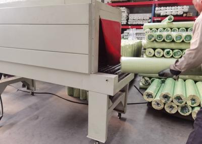 China 12.7mm X 12.7mm Square Welded Steel Wire Mesh 8kg/Roll Grass Green Coated for sale
