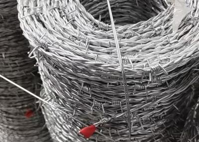 China 3.0mm Hot Dipped Galvanzied Barbed Fencing Wire Mesh Corrosion Resistance for sale