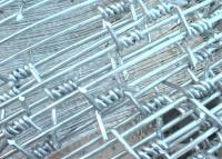 China Reverse And Normal Twist Barbed Fencing Wire For Construction Wall Protection for sale