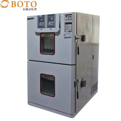 China B-TCT-401 2-Box Temperature Shock Test Chamber, Low Temp Range: -10℃--60℃ for sale