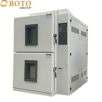 China Two Box Type Cold And Hot Shock Test Chamber Thermal Shock Tester Chamber for sale