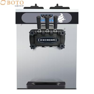 China Commercial Soft Ice Cream Maker 2+1 Mixed Soft Ice Cream Machine for sale
