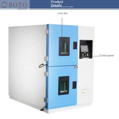 China R404A / R23 Thermal Shock Test Chamber, -40C~150C Two Zone, 10s Conversion Time for sale