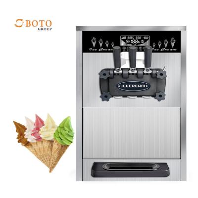 China BT-C26T New Plane Rectangular Design Ice Cream Machine 220V/110V Customizable Ice Cream Cone Machine for sale