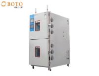 China 2 Zone Temperature Heat Cold Impact Testing Machine Battery Thermal Shock Test Chamber for sale