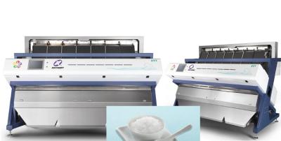 China HD Scanning Impurities Salts Color Sorter Trinity Recognition for sale