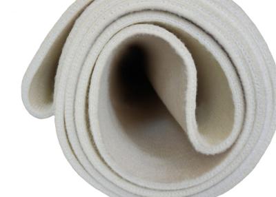 China White Color Nomex Seamless Conveyor Felt For Heat Transfer Printing Machine for sale