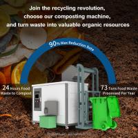 China Turn Waste to Organic Compost Food Waste Composter Garbage Recycling Equipment for sale