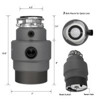 China Kitchen Food Waste Garbage Disposer 3/4 hp Waste Disposer Household Food Waste Disposer for sale