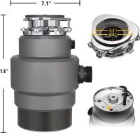 China Kitchen Food Waste Disposer Household Sink Garbage Disposal Waste Disposal Machine for sale