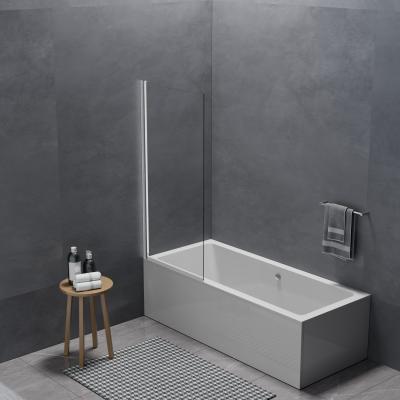 China Single Piece Glass Bathtub Screen Shower Cabin 5mm 6mm 8mm Tempered Glass Hinges Accessory for sale