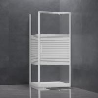 China Tempered Glass Shower Enclosure Rotating Door 800-1000mm 5-8mm Thickness Custom Sizes for sale