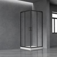 China Tempered Glass Shower Enclosure Rotating Door 800-1000mm 5-8mm Thickness Custom Sizes for sale