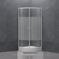 China Tempered Glass Shower Enclosure Sliding Doors Corner Black 800mm 900mm 1000mm for sale