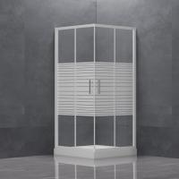 China Tempered Glass Shower Enclosure Sliding Doors Corner Black 800mm 900mm 1000mm for sale