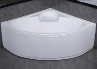 China Simple Built in Corner Acrylic Bathtubs with Flexible Front Panel and Hand Control for sale