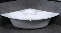 China Simple Built in Corner Acrylic Bathtubs with Flexible Front Panel and Hand Control for sale