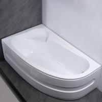 China Customization Left Corner Acrylic Bathtub with Separatable Front Panel Built in Tub for sale