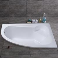 China Customization Left Corner Acrylic Bathtub with Separatable Front Panel Built in Tub for sale