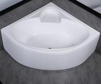 China Corner Acrylic Bathtub with Built-in Panels 1500x1500mm 5 Year Warranty for sale