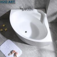 China HA-16P Luxury Corner Acrylic Bathtub 1500x1500x580mm Freestanding with Removable Skirt for sale