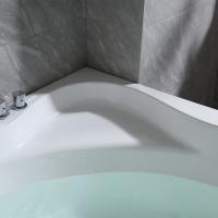 China HA-16P Luxury Corner Acrylic Bathtub 1500x1500x580mm Freestanding with Removable Skirt for sale