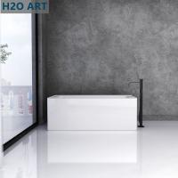 China HA2007 Function Whirlpool Bathtubs Skirt Acrylic Bathtub with Tile Flange Topmount for sale
