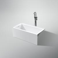 China HA2007 Function Whirlpool Bathtubs Skirt Acrylic Bathtub with Tile Flange Topmount for sale